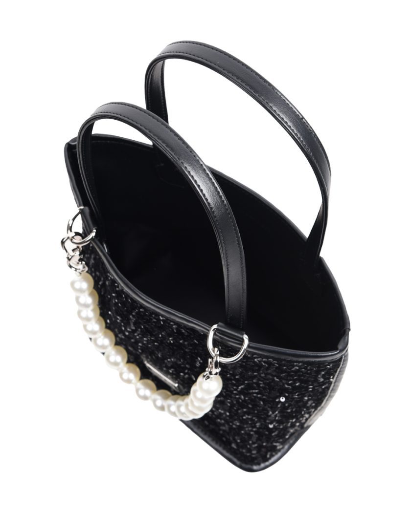 Sparkling Nastya Bag in Black